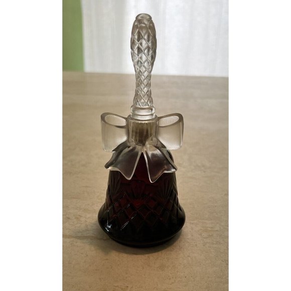 Avon | Accents | Vintage Maroon Avon Bell Shaped Bottle Crystalsong ...